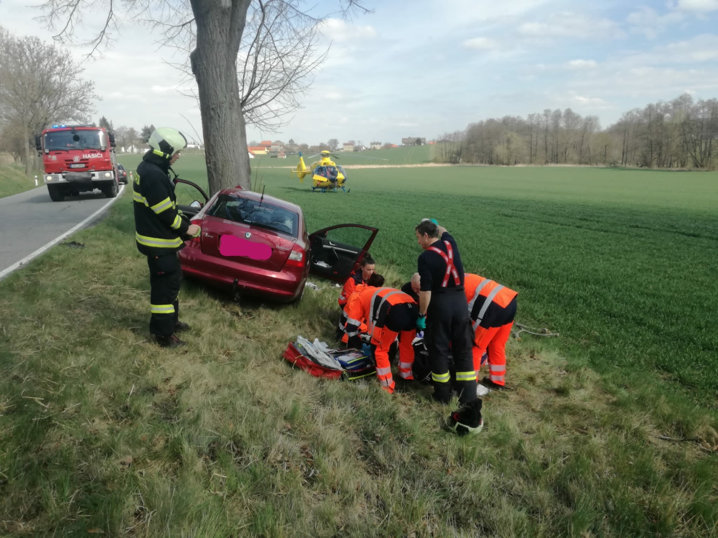 Dvě smrtelné nehody na jihu Čech. Obě auta narazila do stromu. Při ...